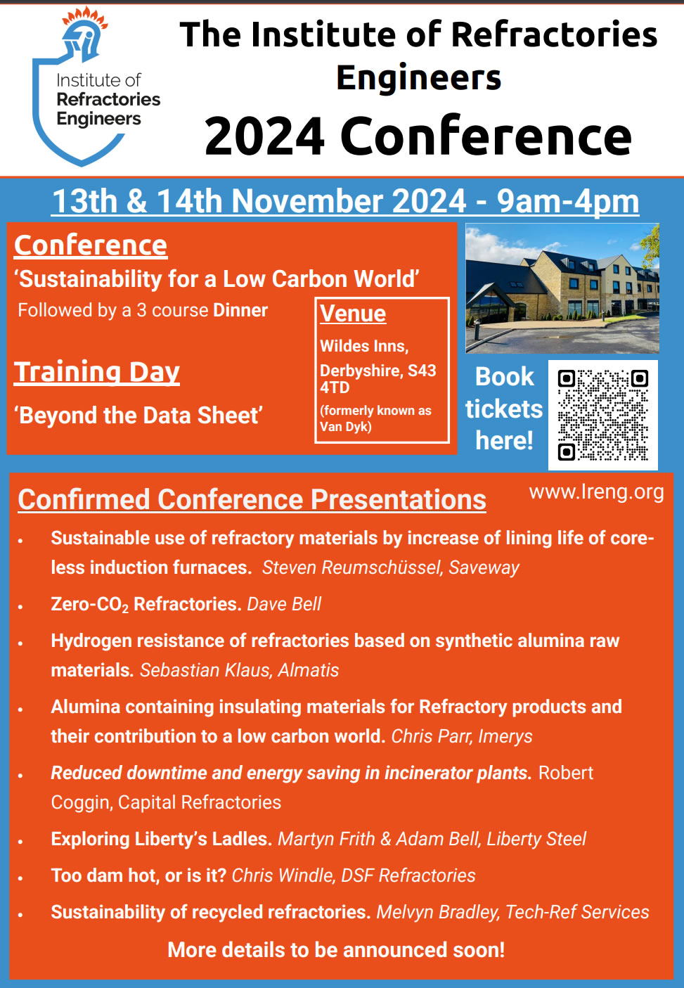 2024 UK Conference Presentations & Speakers Confirmed - IREngineers